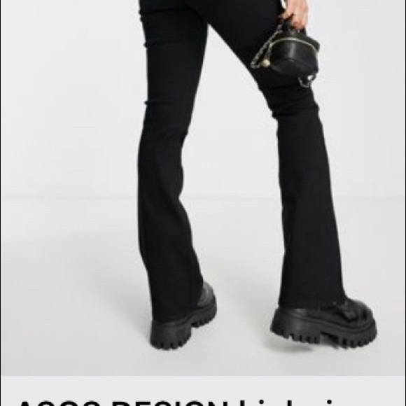 ASOS | Jeans | Asos Design High Rise Lift And Contour Stretch Flare ...